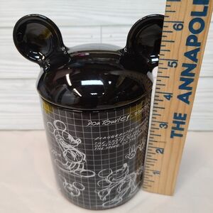 Disney | Bath | Disney Black Sketchbook Cotton Jar | Poshmark